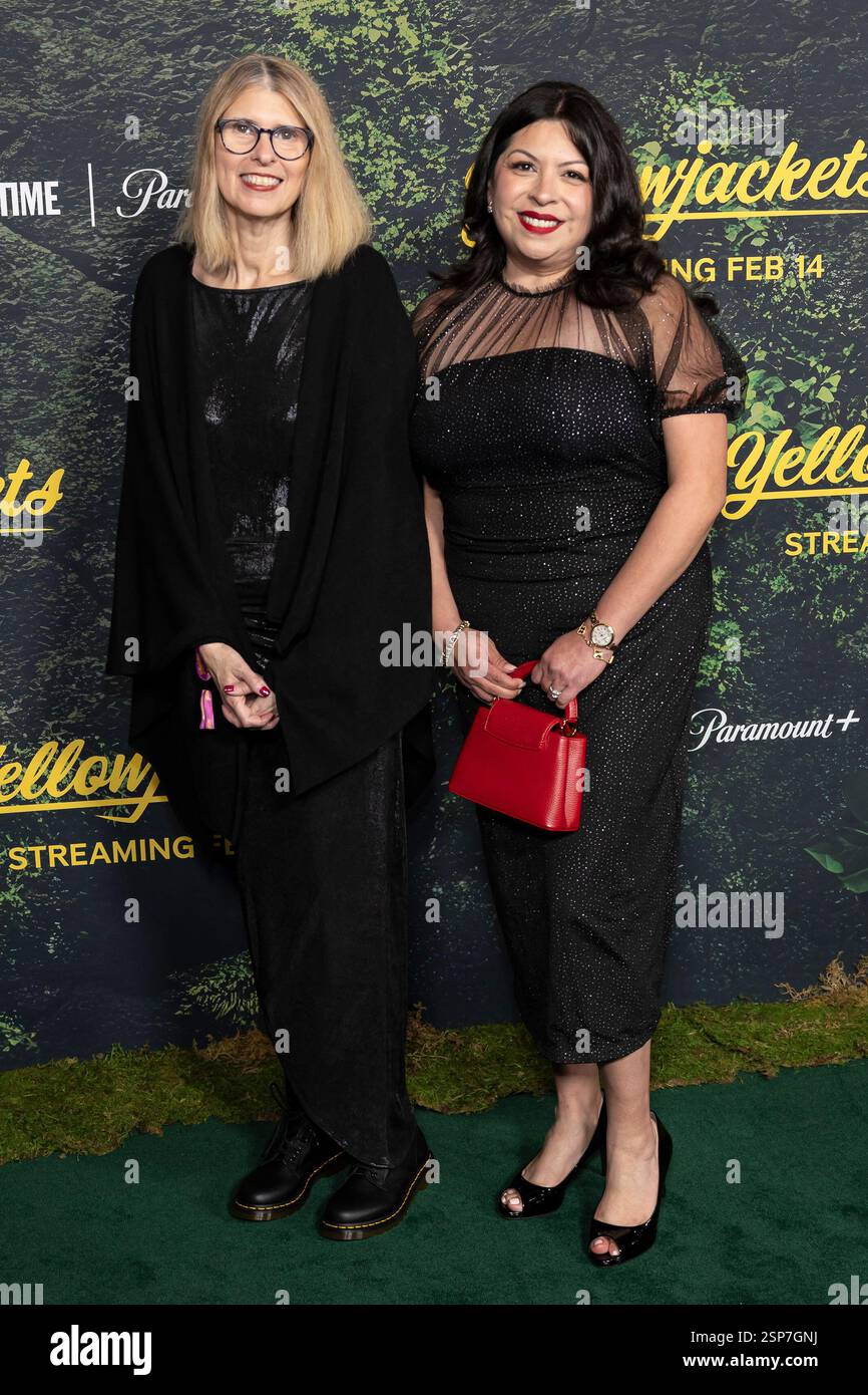 Los Angeles, USA. 13th Feb, 2025. Kerry Franco and Alexandra Roosa ...