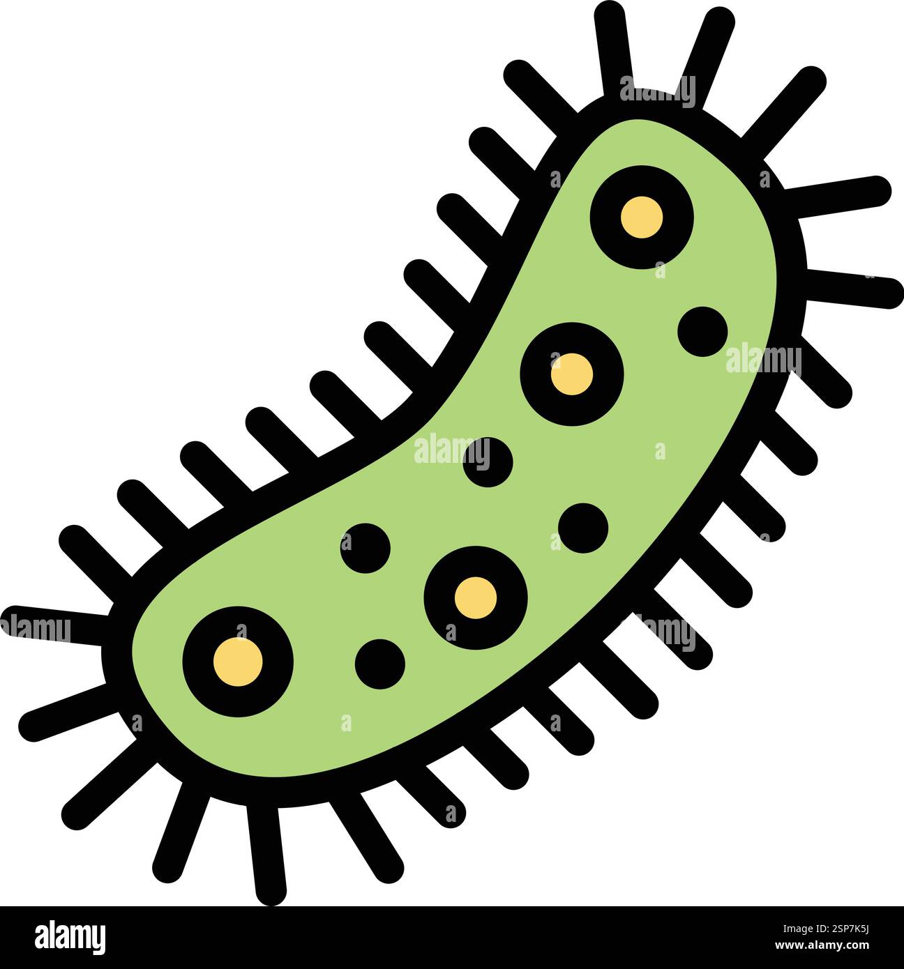 Virus bacteria set icons Stock Vector Images - Alamy