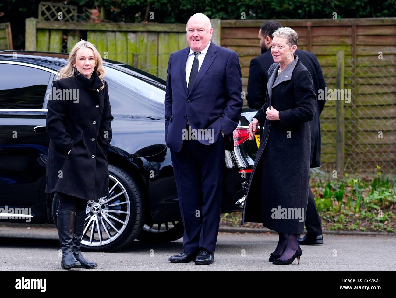 John MacBeath (centre), Manchester City board member, arriving for the ...