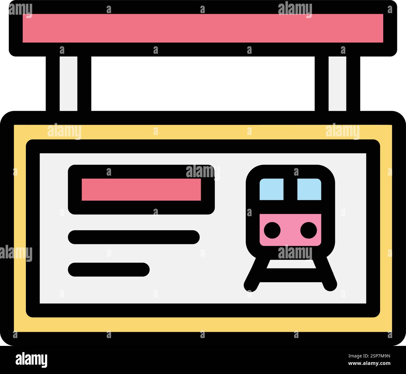 Train timetable app Stock Vector Images - Alamy