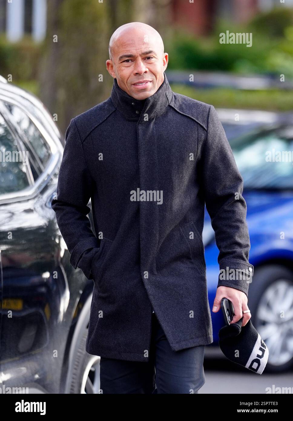 Jim Whitley arriving for the funeral of Tony Book at St. Mary Magdalene ...