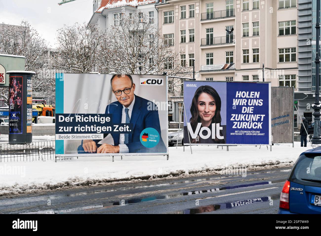 2025-02-14,Berlin,Wahlplakat zur Wahl zum 21. Deutschen Bundestag am 23. Februar 2025 Motiv CDU ...