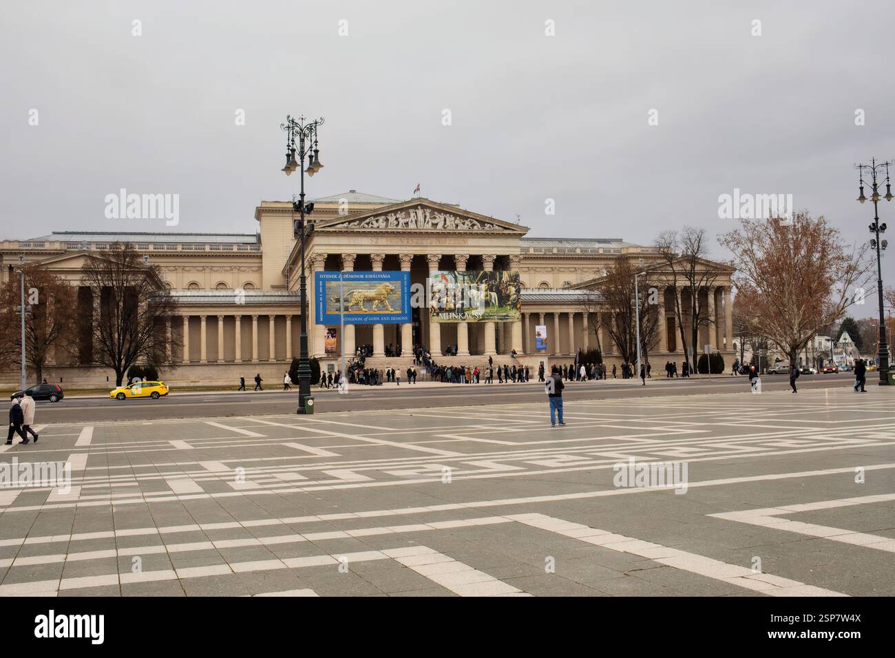 Budapest,Hungary - February 2,2025 : Museum of fine arts and Heroes ...