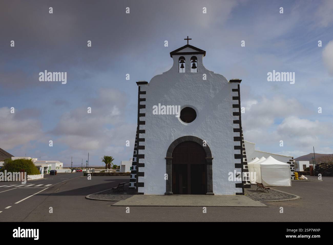 The chapel of La Ermita de Los Dolores located in the municipali Stock ...