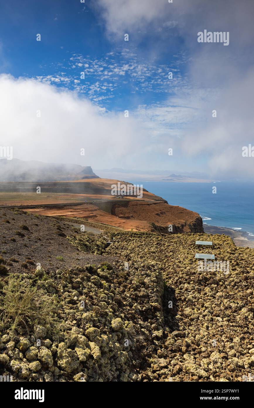 Amazing view from El Mirador del Rio, Hária, Lanzarote Stock Photo - Alamy