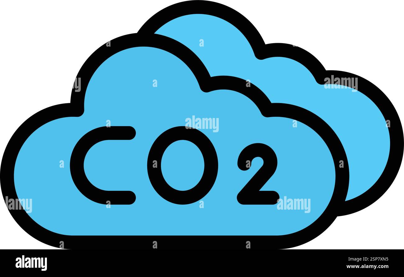 Co2 cloud Vector Icon Design Illustration Stock Vector Image & Art - Alamy