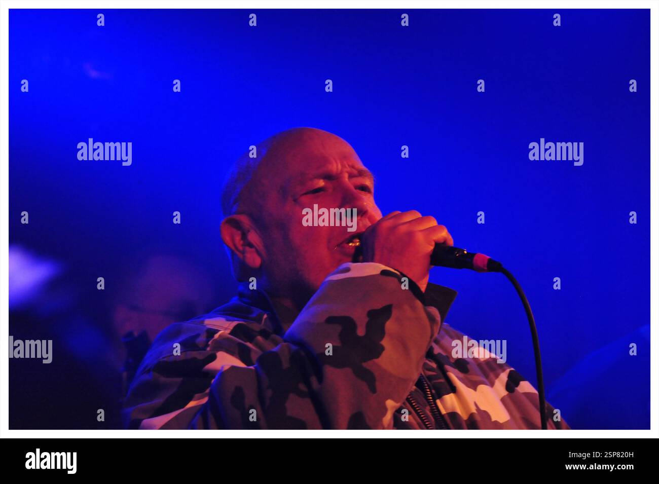 Buster Bloodvessel, Sänger der britischen Skaband Bad Manners, im ...
