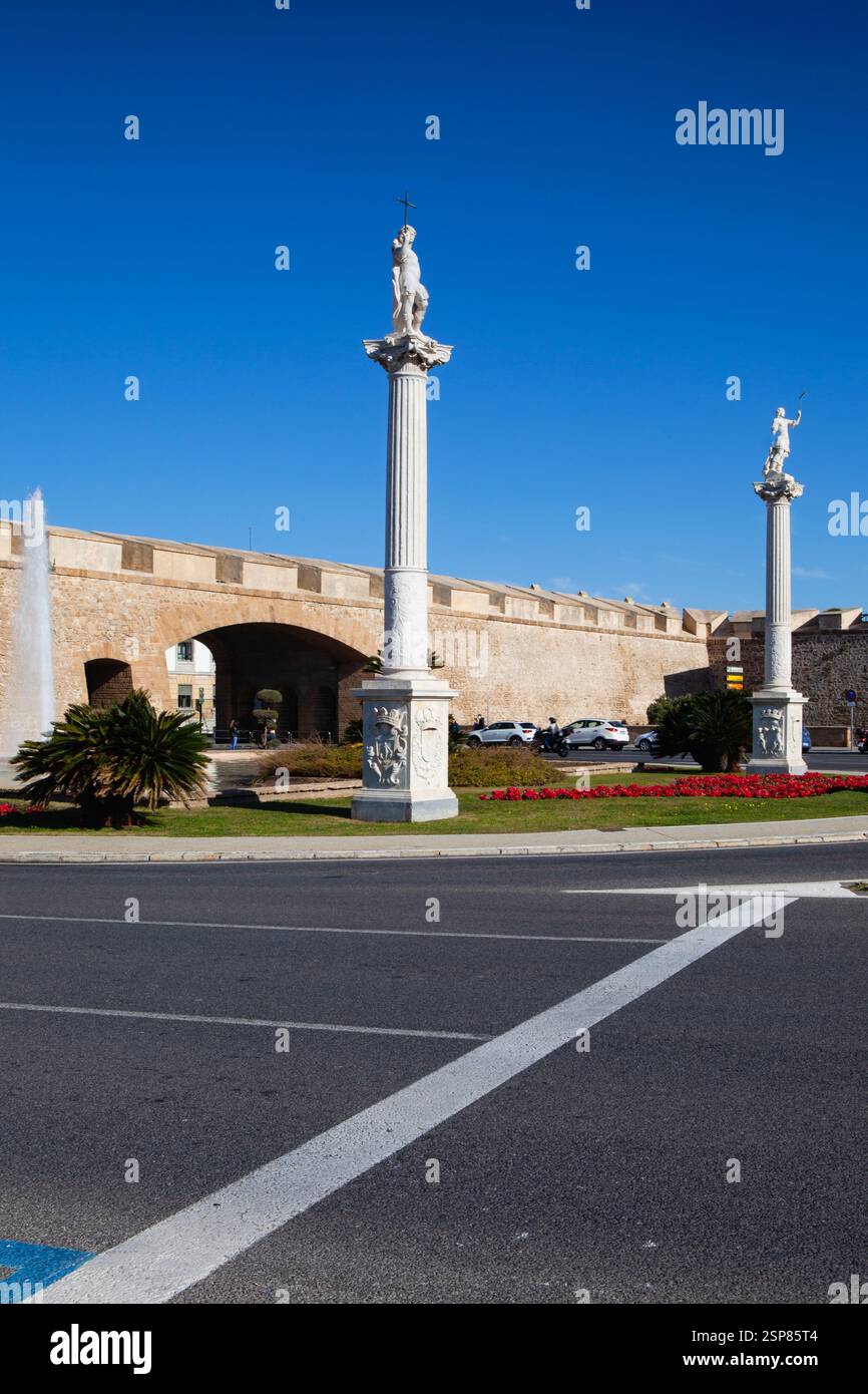Earth Gate (Puerta de Tierra) is a significant cultural monument Stock ...