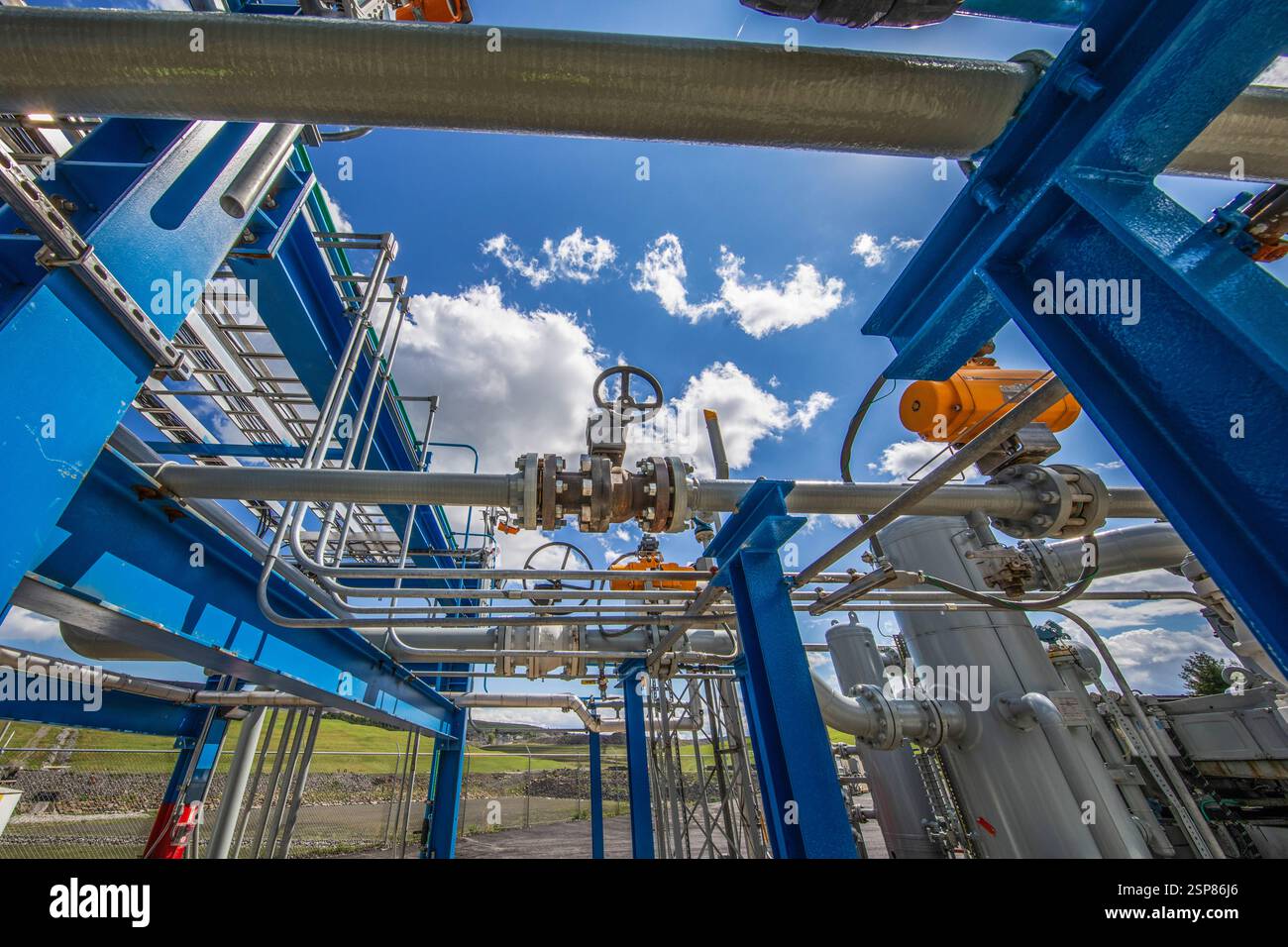 New gas plant in Colorado Stock Photo - Alamy