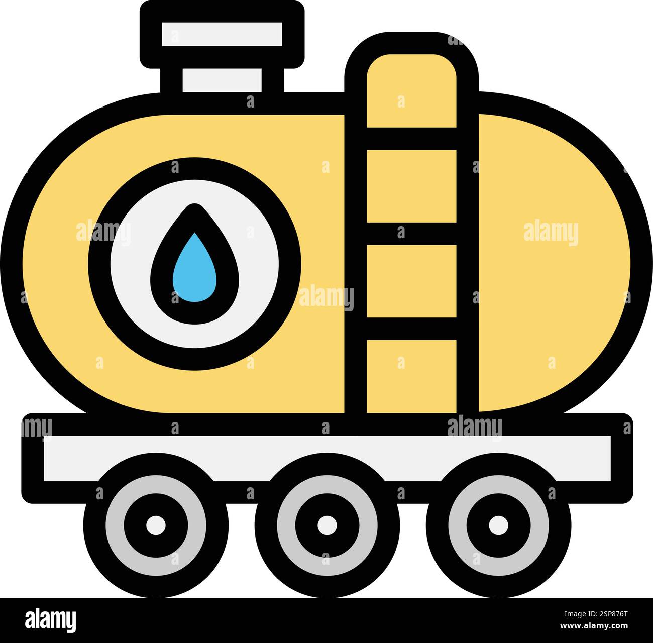 Tank wagon Vector Icon Design Illustration Stock Vector Image & Art - Alamy