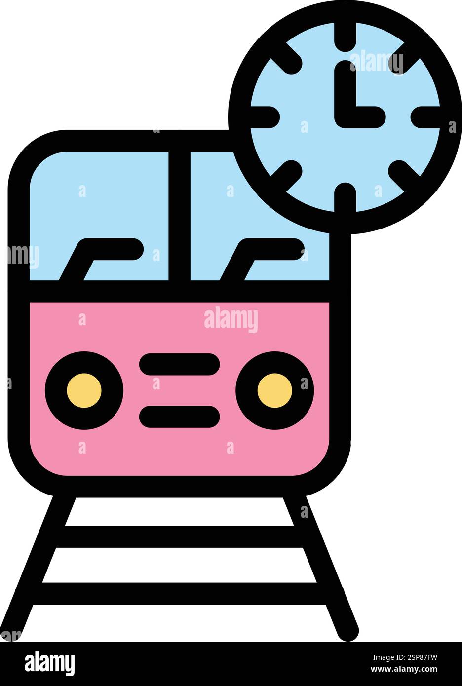 Time schedule vector illustration Cut Out Stock Images & Pictures - Alamy