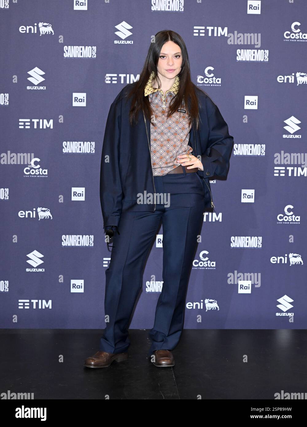 Sanremo, Italy. 14th Feb, 2025. Photocall Francesca Michielin Credit ...