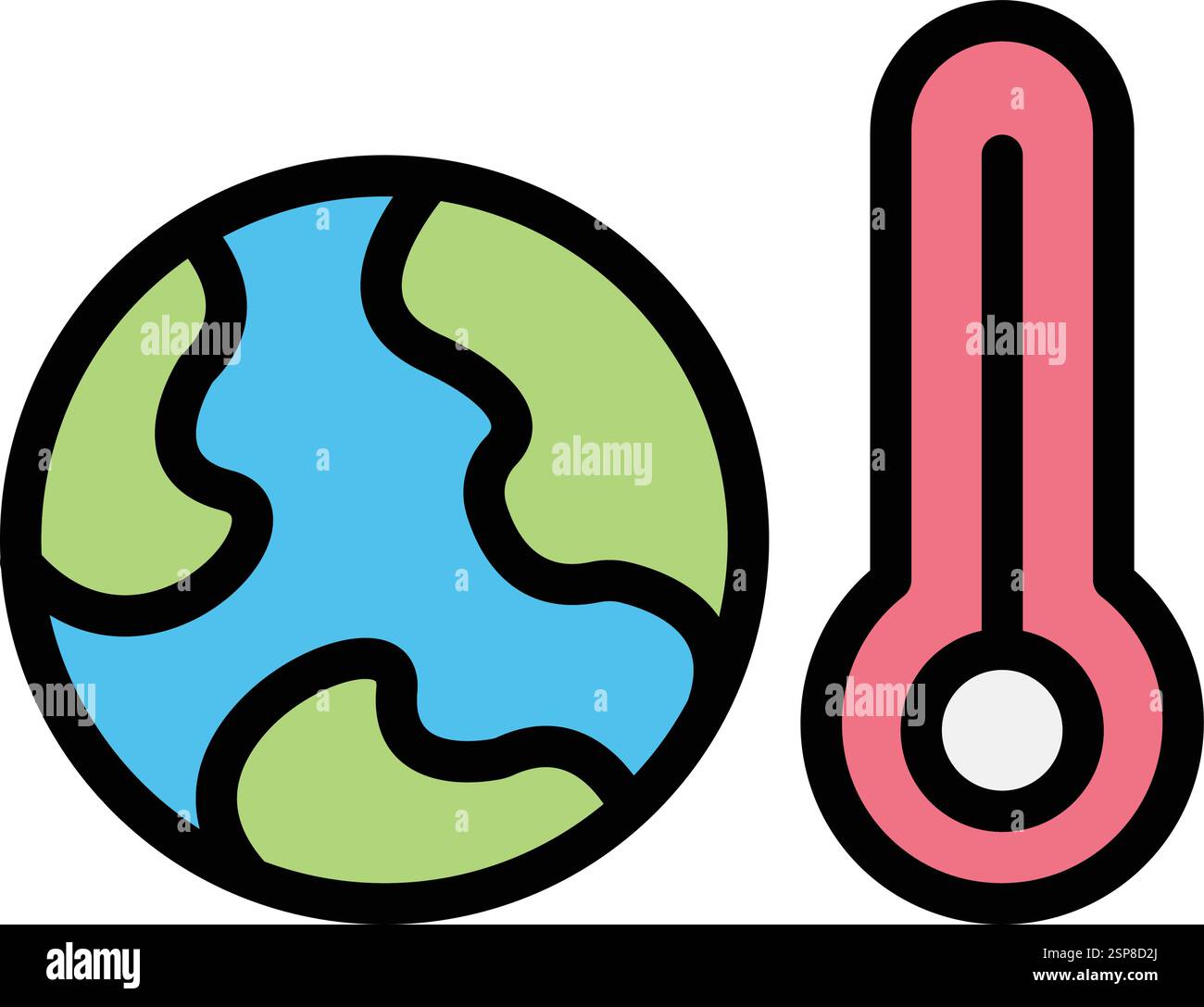 Climate change Vector Icon Design Illustration Stock Vector Image & Art ...