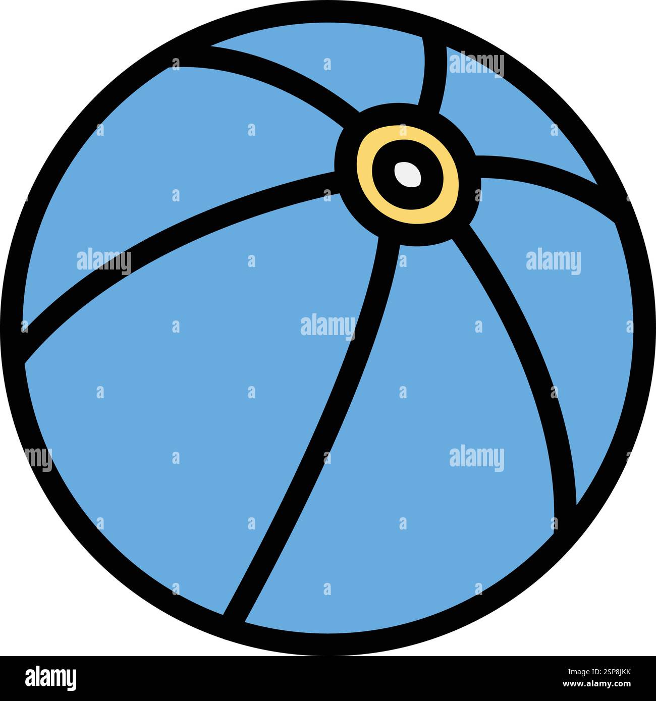 Beach ball Vector Icon Design Illustration Stock Vector Image & Art - Alamy