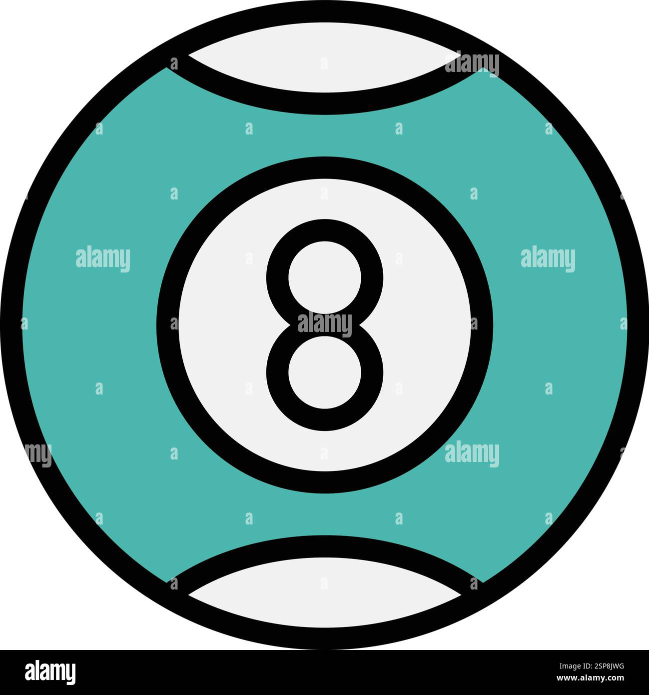 Pool ball Vector Icon Design Illustration Stock Vector Image & Art - Alamy