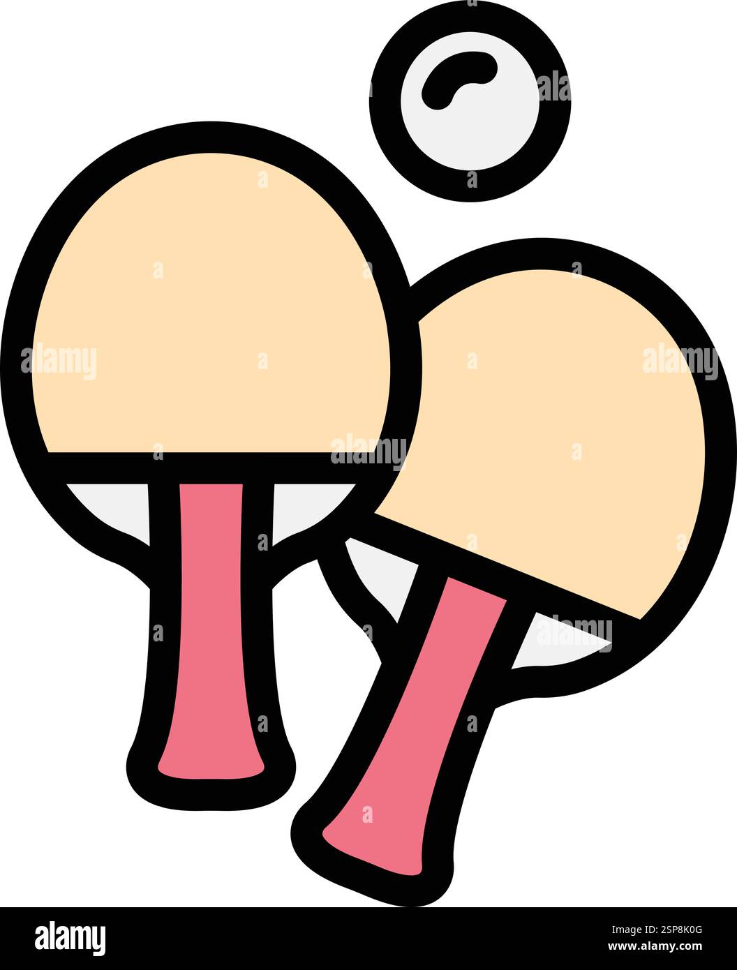 Ping pong Vector Icon Design Illustration Stock Vector Image & Art - Alamy