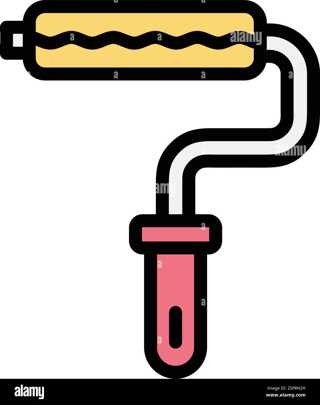 Paint roller Vector Icon Design Illustration Stock Vector Image & Art ...