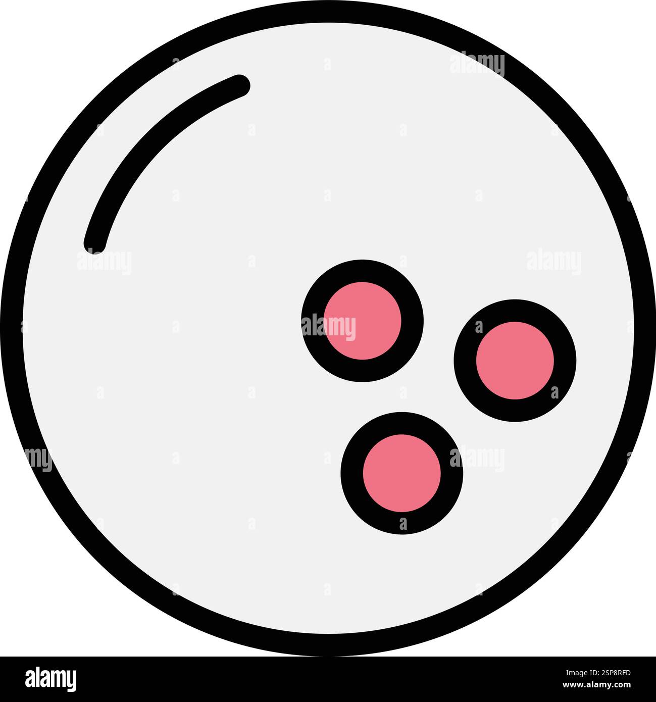 Bowling ball Vector Icon Design Illustration Stock Vector Image & Art ...