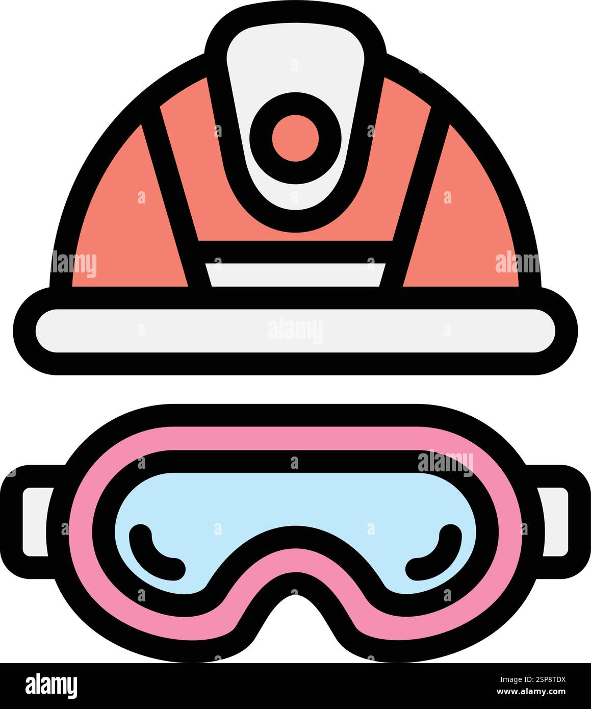 Safety glasses Vector Icon Design Illustration Stock Vector Image & Art ...