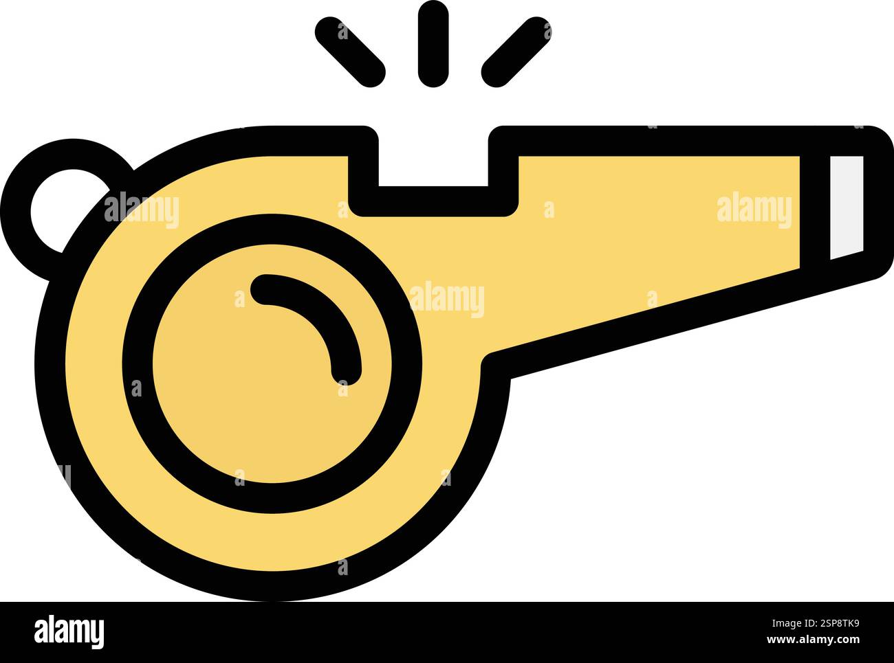 Whistle Vector Icon Design Illustration Stock Vector Image & Art - Alamy