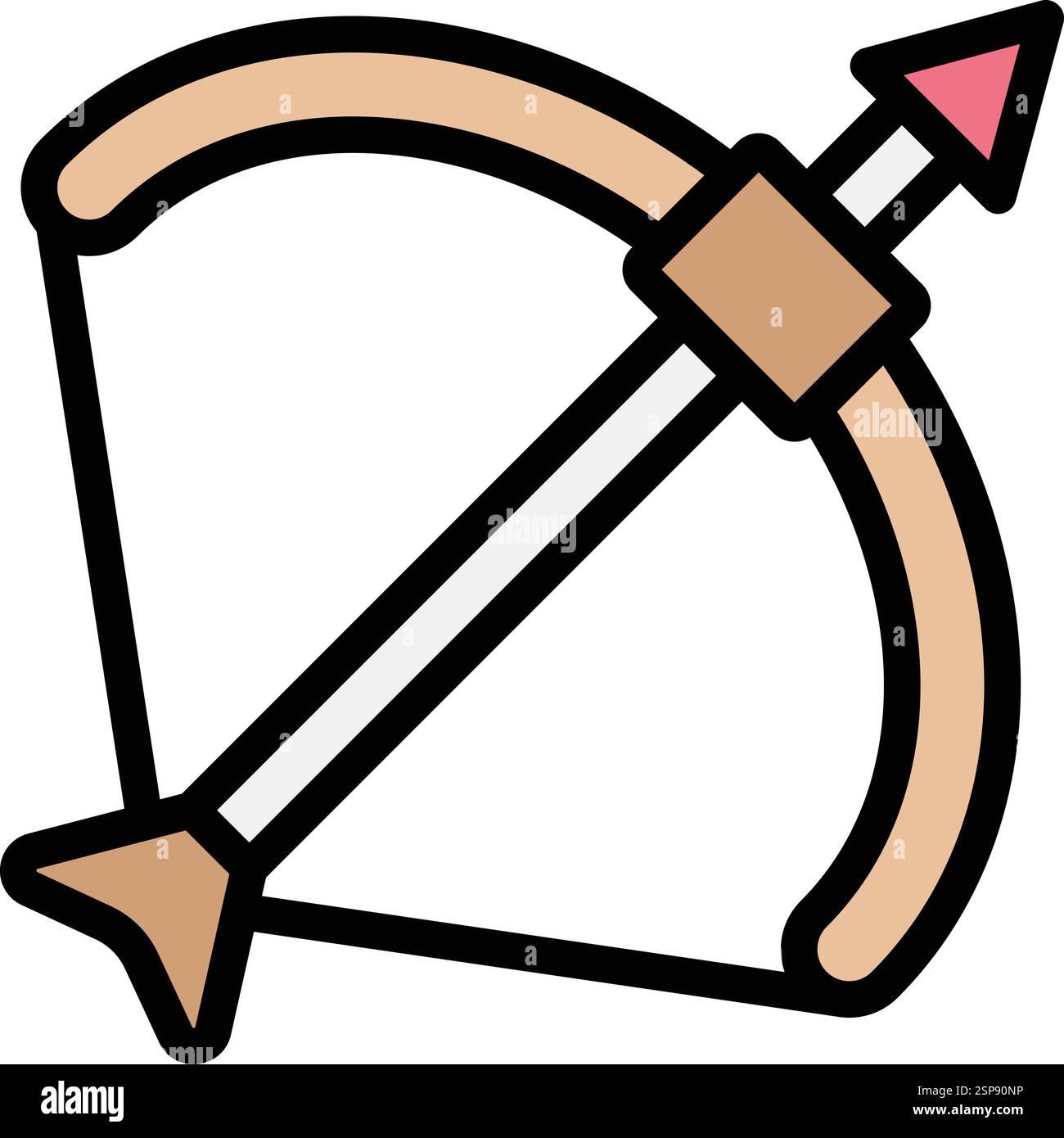 Line vector logo bow Cut Out Stock Images & Pictures - Alamy