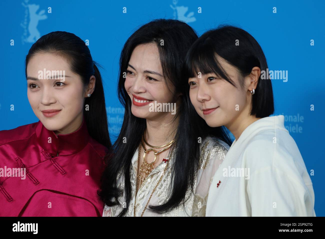 Berlin, Germany, 14th February 2025, Zhang Chuwen, Yao Chen and Zhang ...