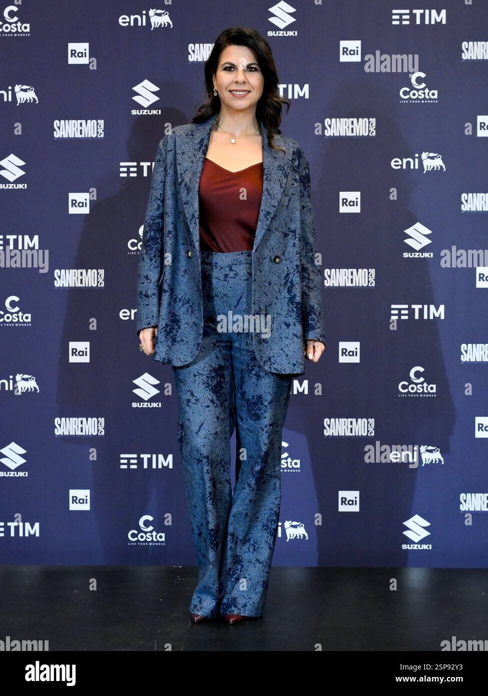 Sanremo, 75th Italian Song Festival 2025 - Hosts Photocall. In the ...