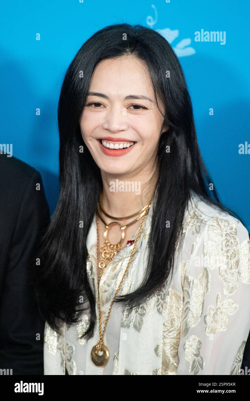 Yao Chen attending the Sheng Xi Zhi Di (Living The Land) Photocall during the 75th Berlin ...
