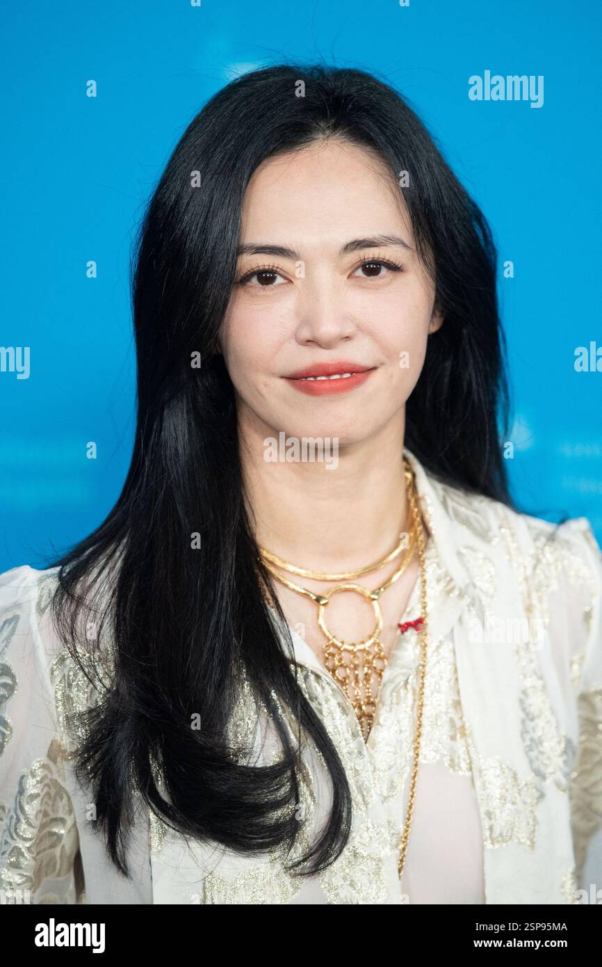 Yao Chen attending the Sheng Xi Zhi Di (Living The Land) Photocall during the 75th Berlin ...