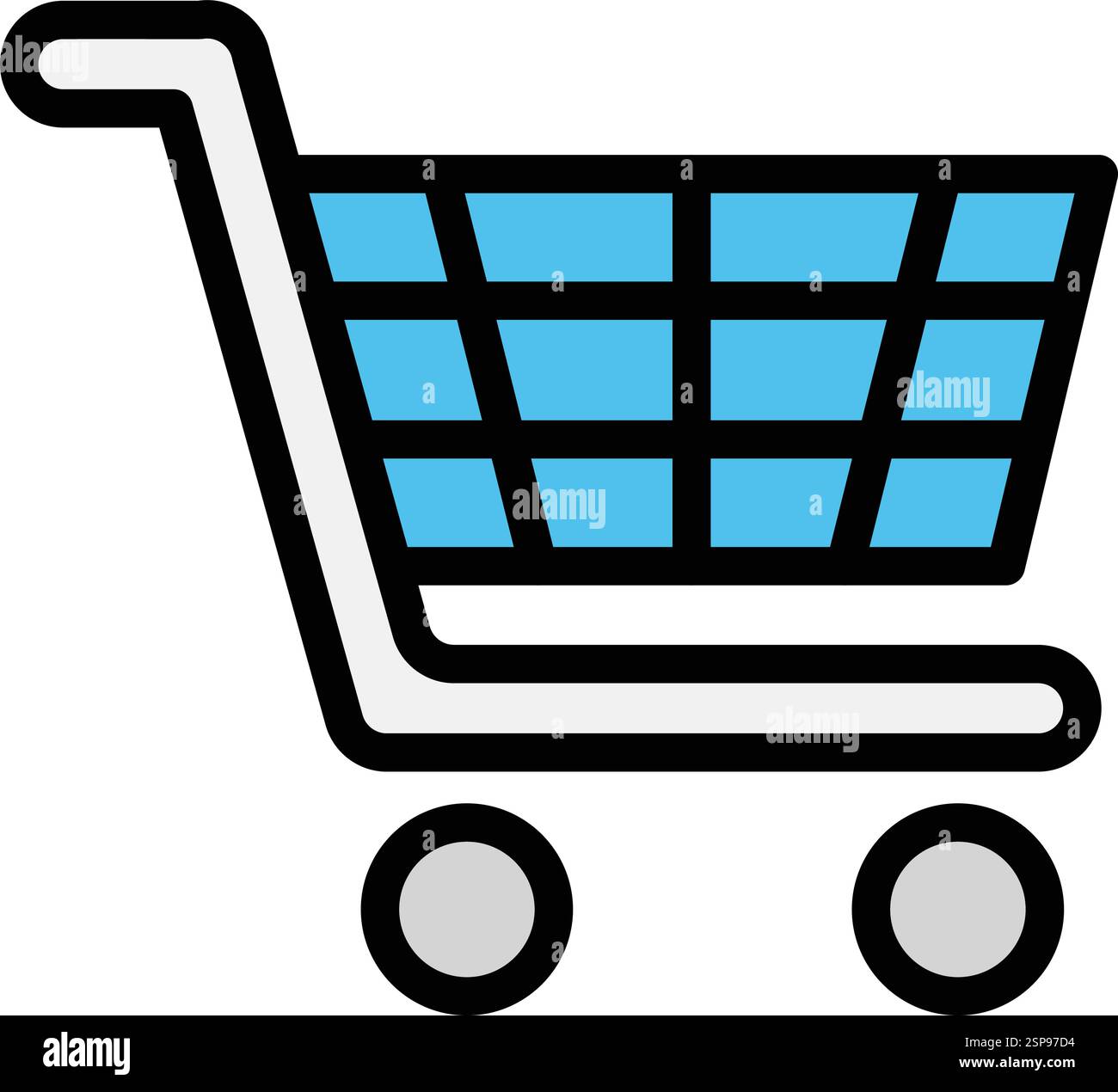 Shopping center illustration vector Cut Out Stock Images & Pictures - Alamy