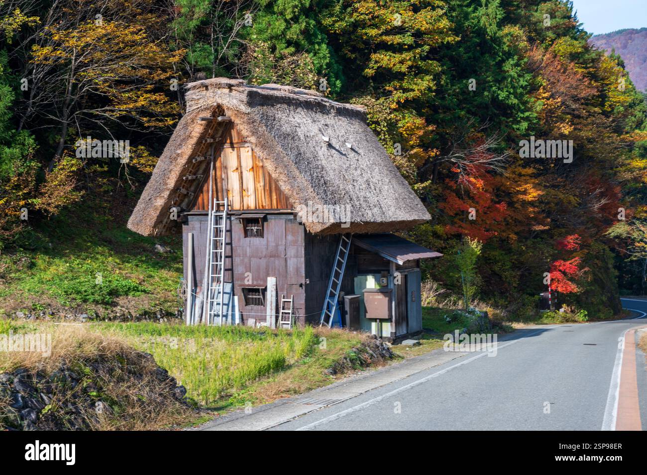 Thatched Roof Buildings in Shirakawa-go, Japan Stock Photo - Alamy