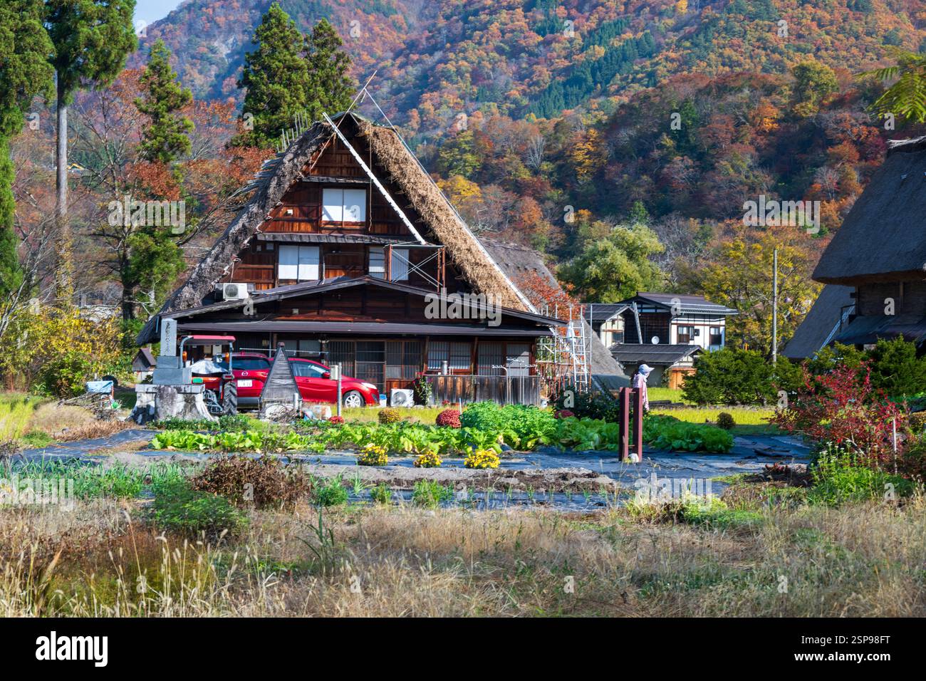 Thatched Roof Buildings in Shirakawa-go, Japan Stock Photo - Alamy