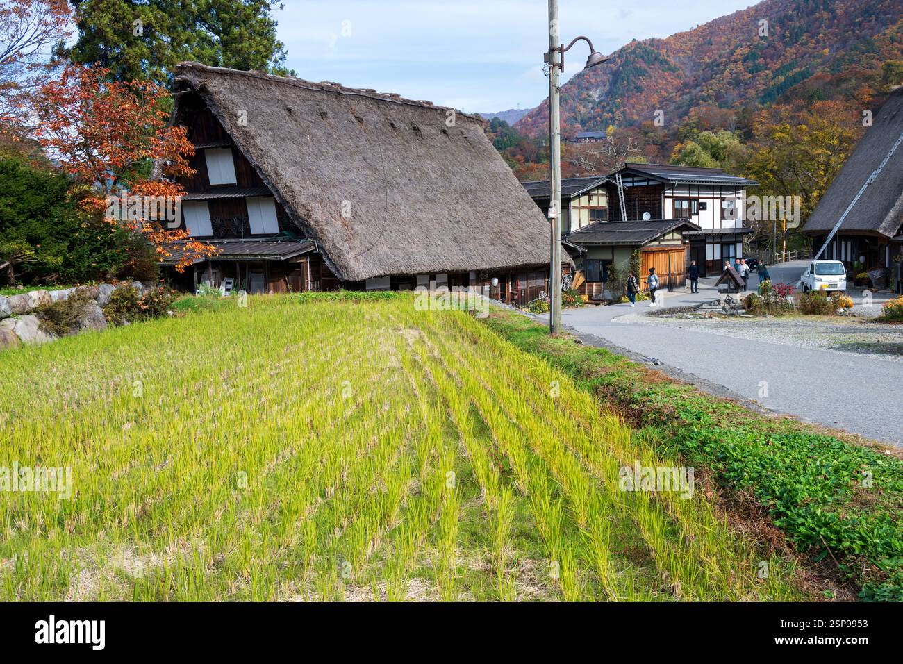 Thatched Roof Buildings in Shirakawa-go, Japan Stock Photo - Alamy