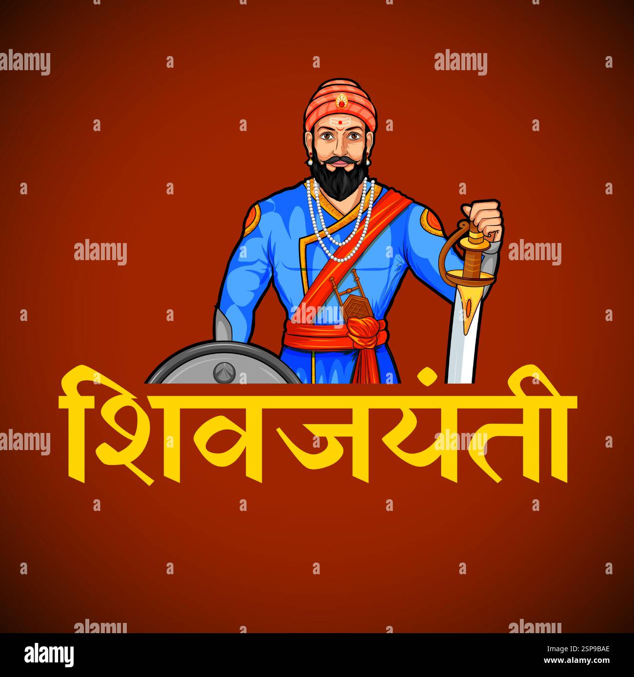 Chhatrapati shivaji maharaj vector vectors hi-res stock photography and ...