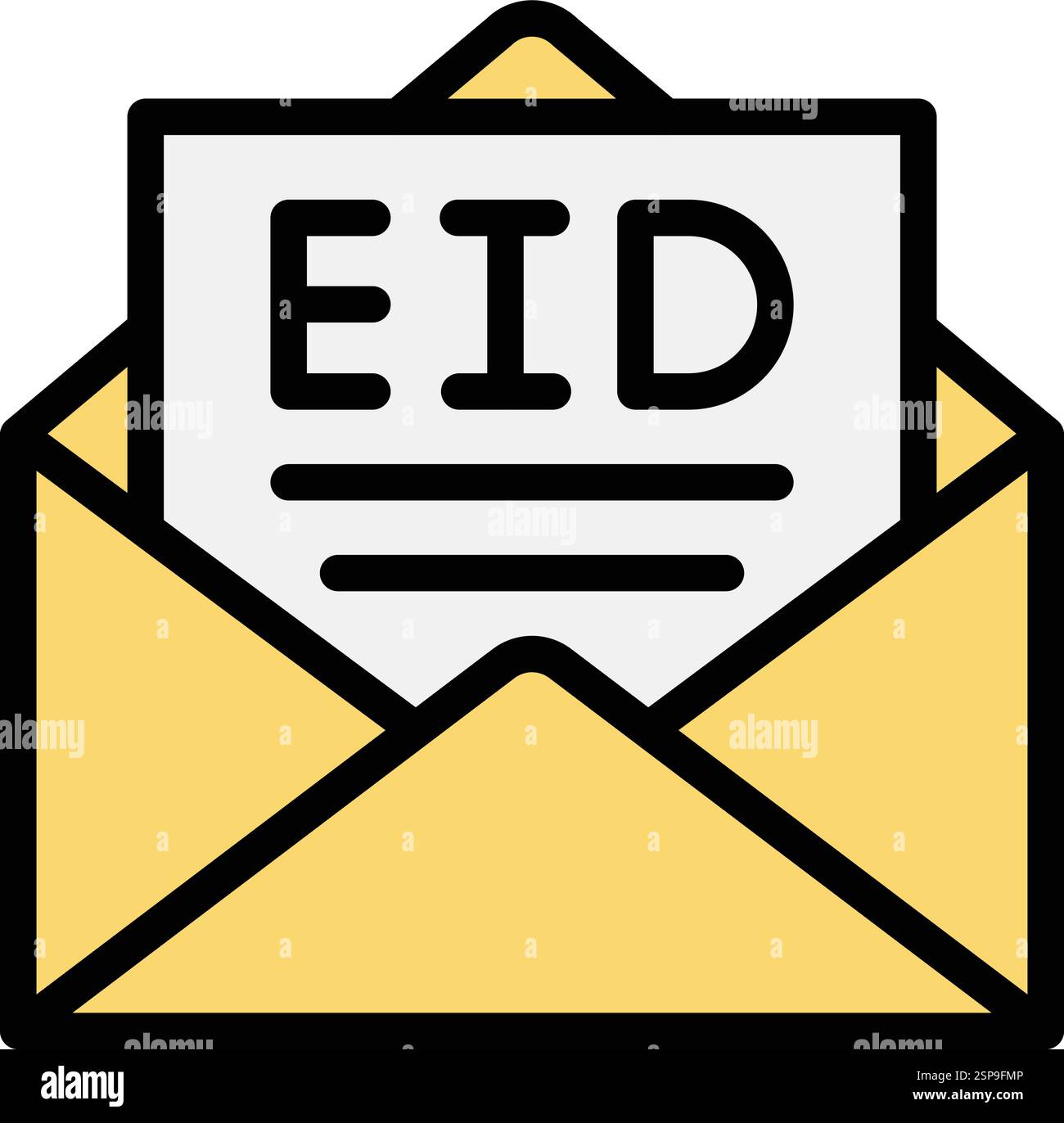 Eid card logo Stock Vector Images - Alamy
