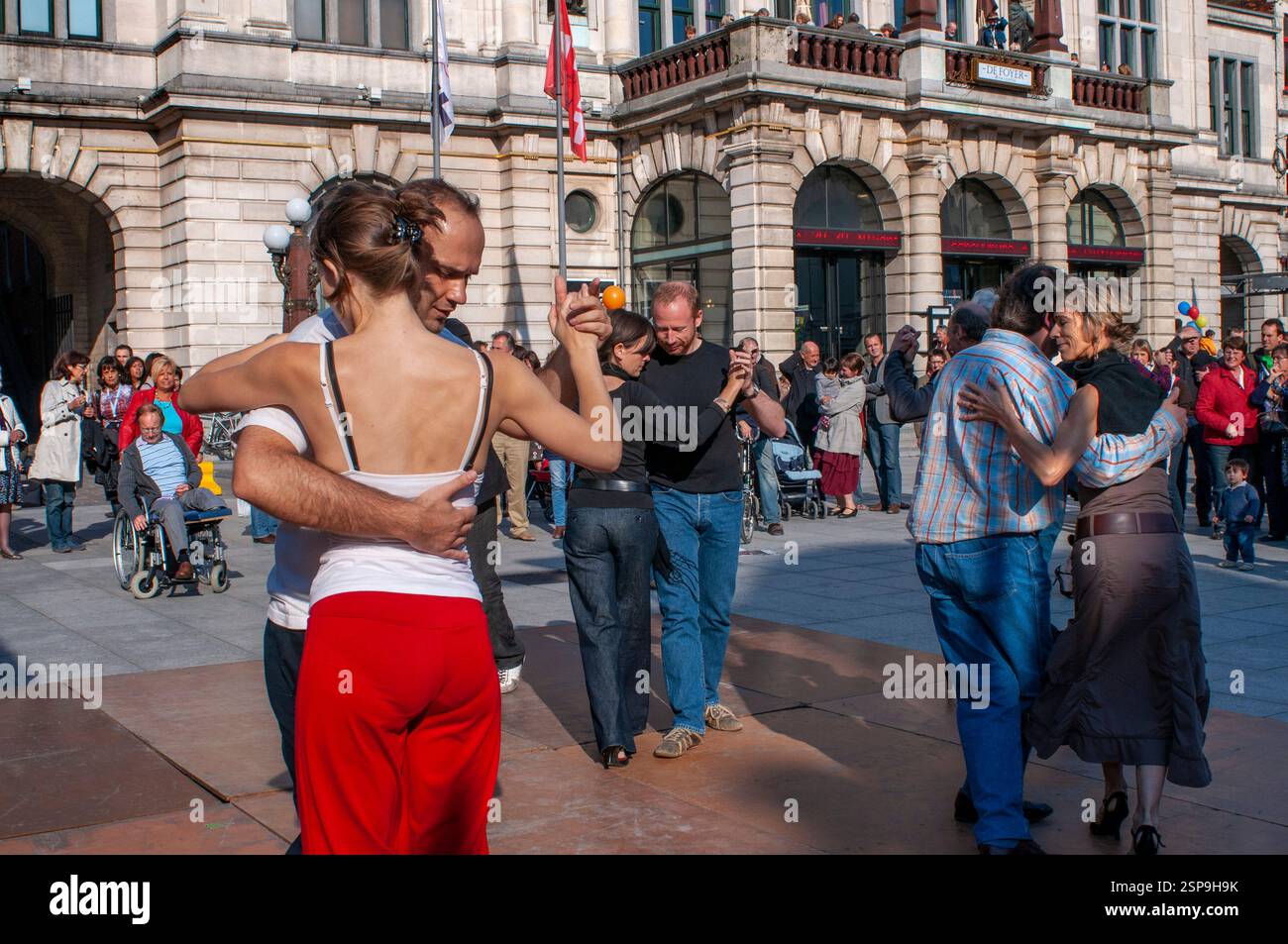 Milonga Gent tango festival show in the city centre Ghent Gent Belgium ...