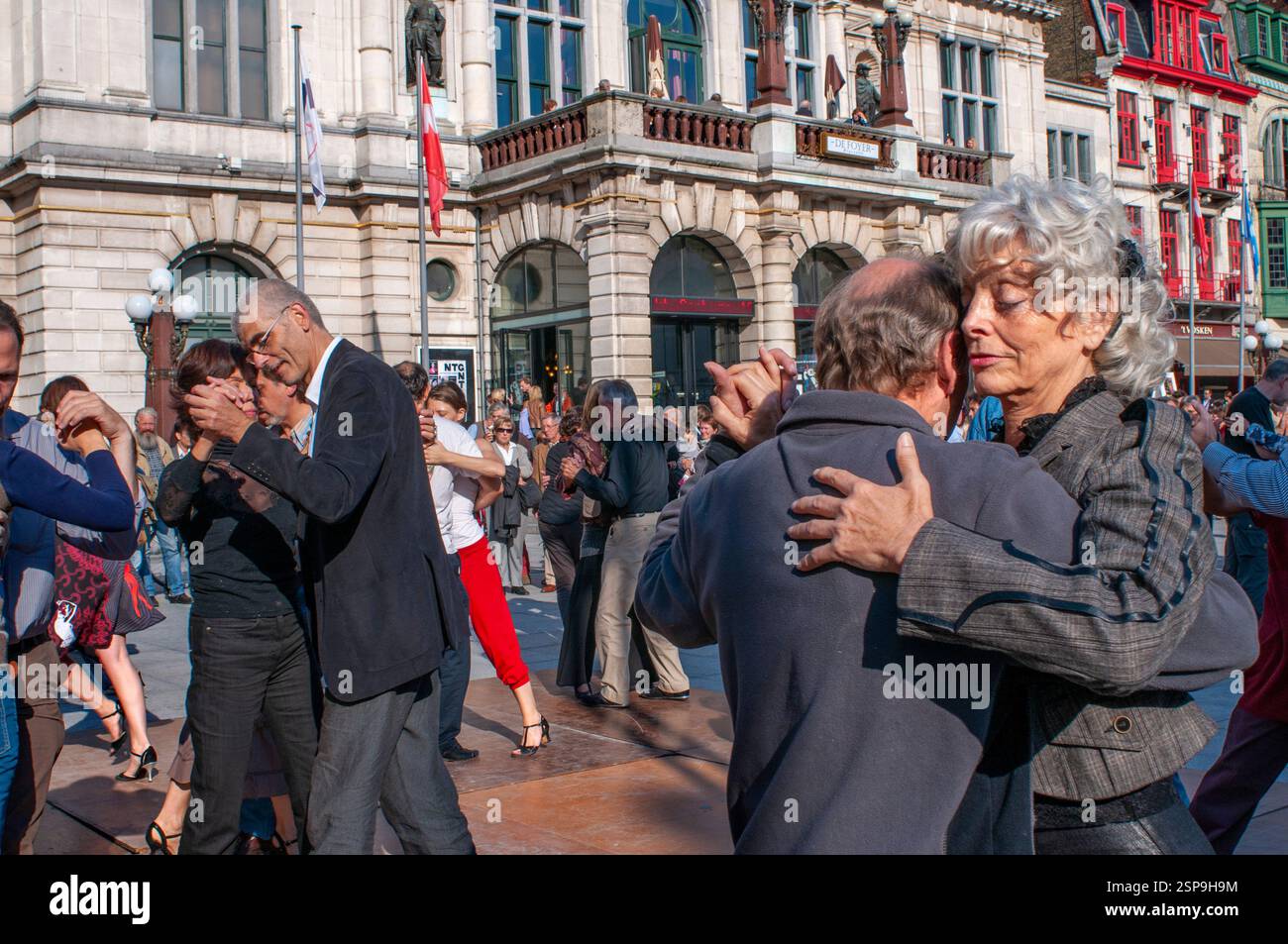 Gent tango festival in the city centre Ghent Gent Belgium Stock Photo ...