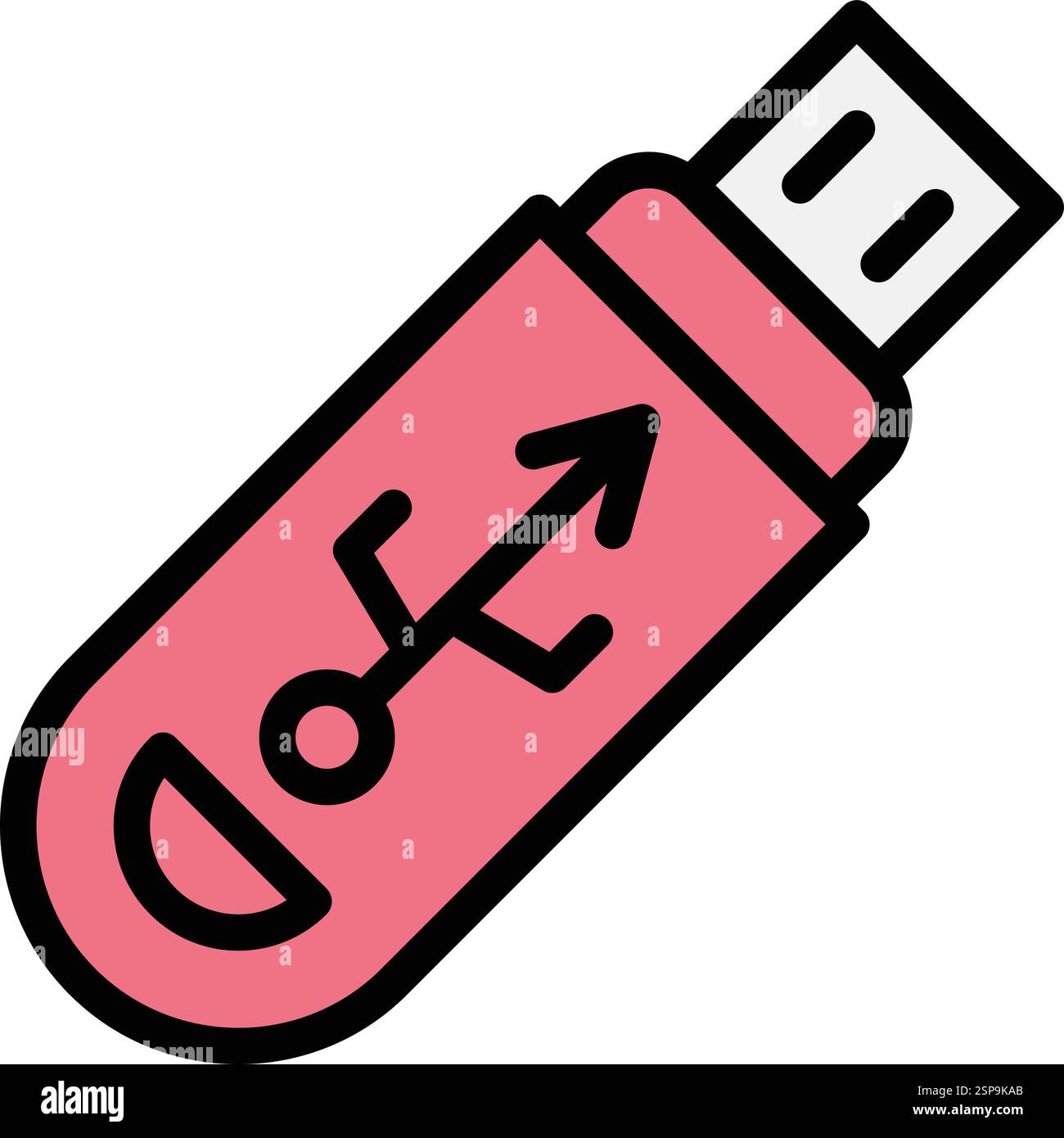 Usb logo design Cut Out Stock Images & Pictures - Alamy