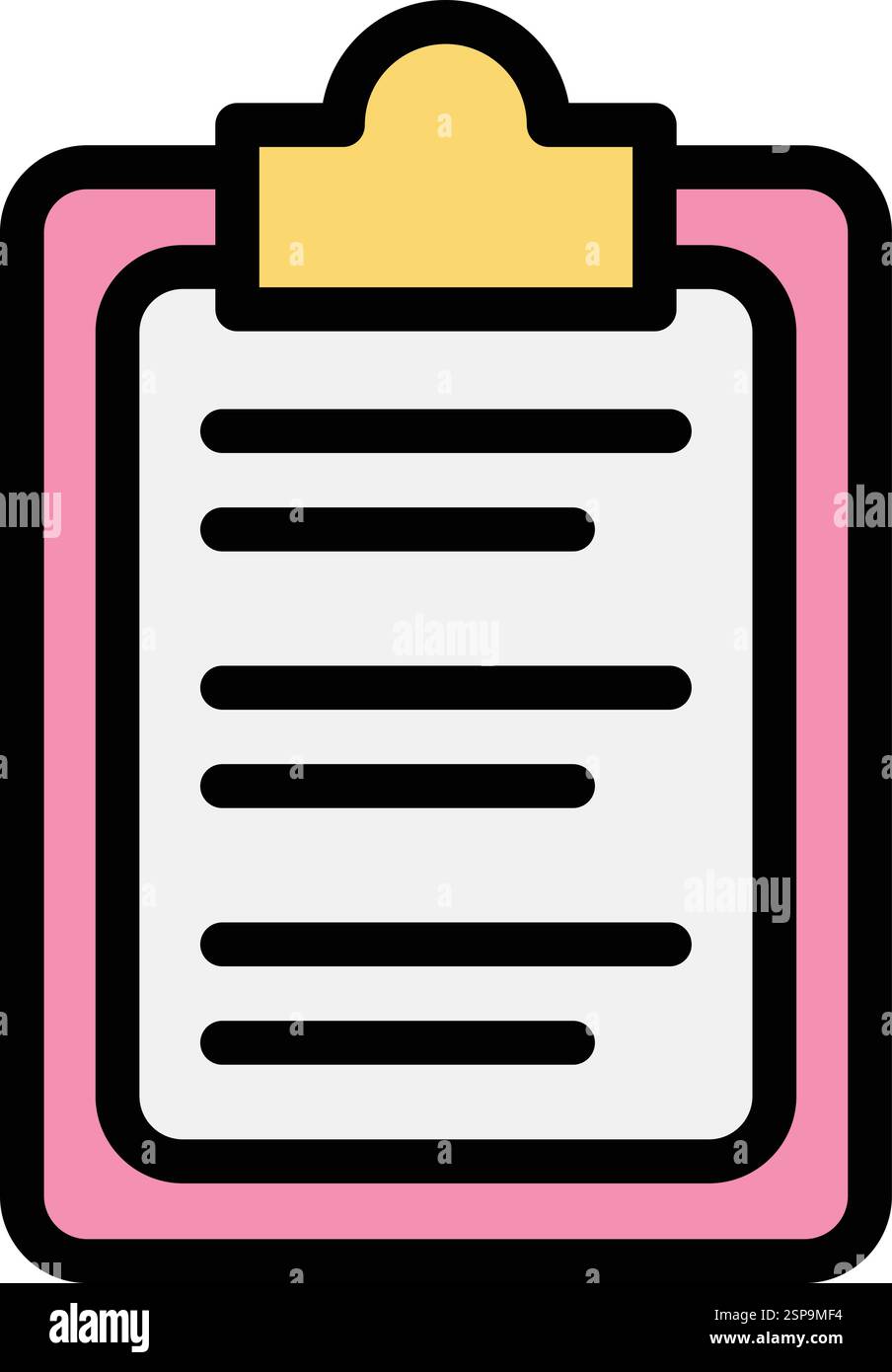Tasks clipboard icon task Stock Vector Images - Alamy