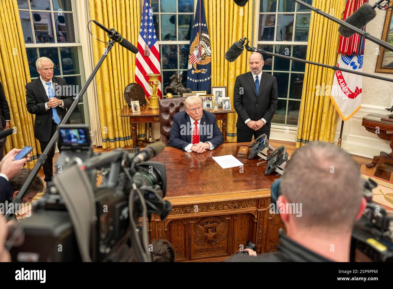 WASHINGTON DC, USA - 10 February 2025 - US President Donald Trump signs ...