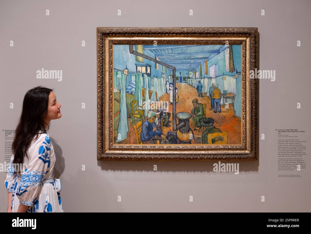 The Courtauld Gallery, Somerset House, London, UK. 13th Feb, 2025. The only paintings by Van ...