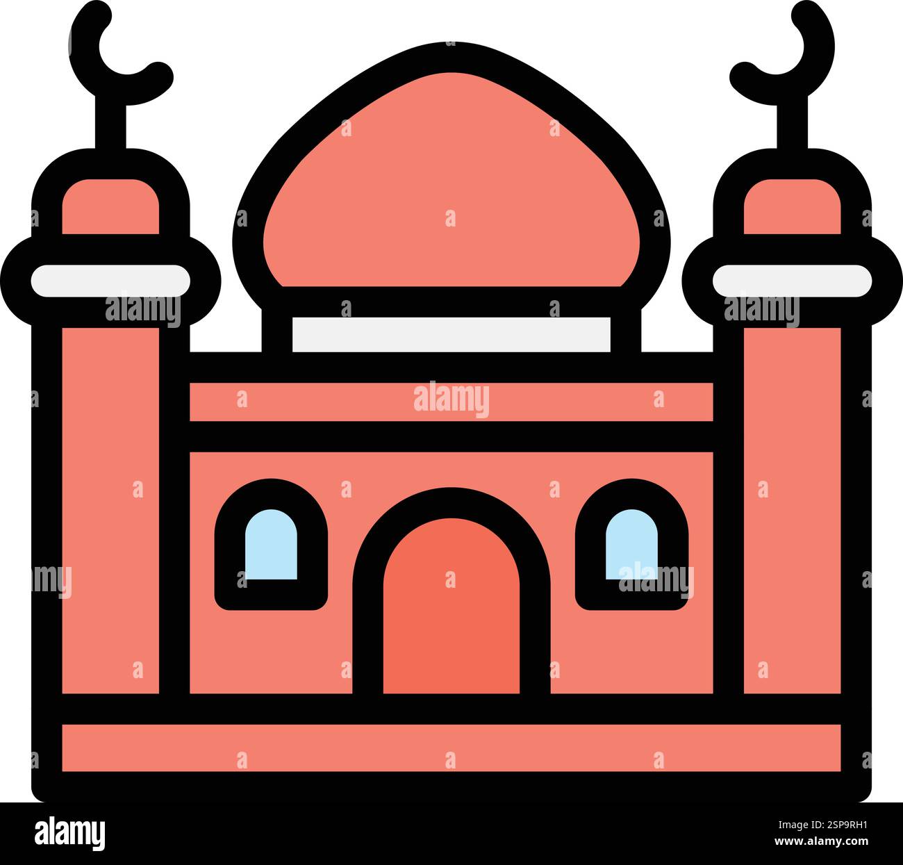 Mosque minaret logo hi-res stock photography and images - Alamy