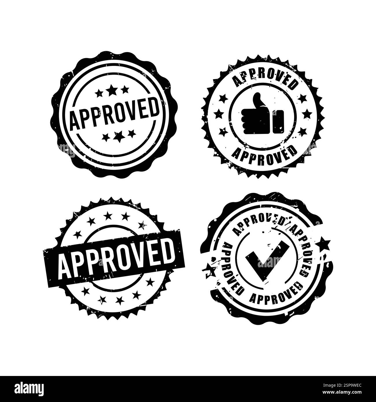 Quality control approved rubber stamp seal old vantage Stock Vector ...