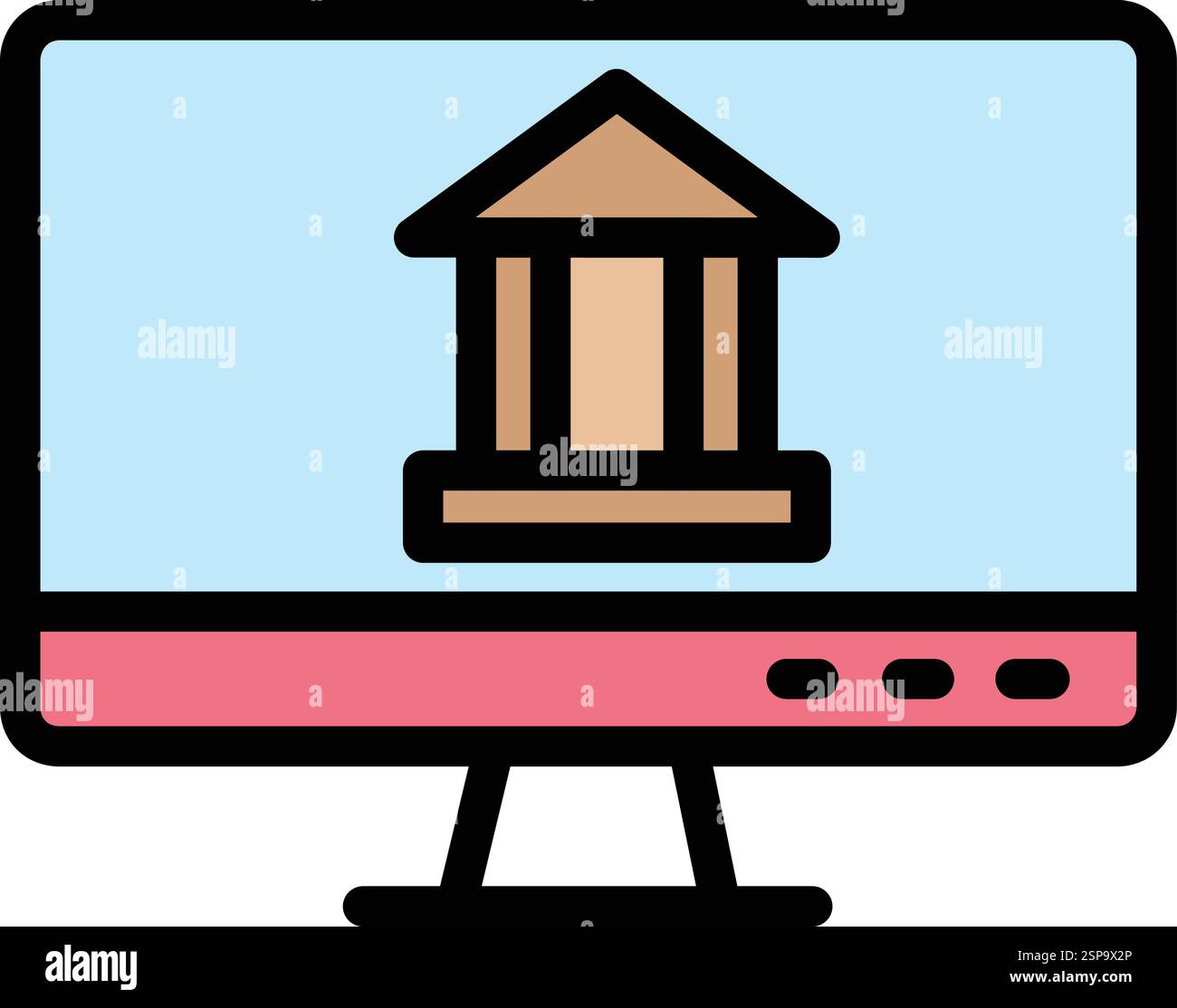 Online banking Vector Icon Design Illustration Stock Vector Image & Art ...