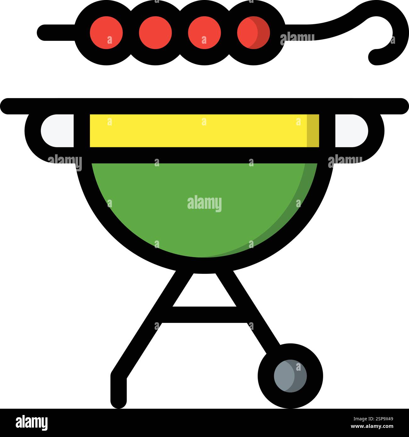 Bbq Vector Icon Design Illustration Stock Vector Image & Art - Alamy