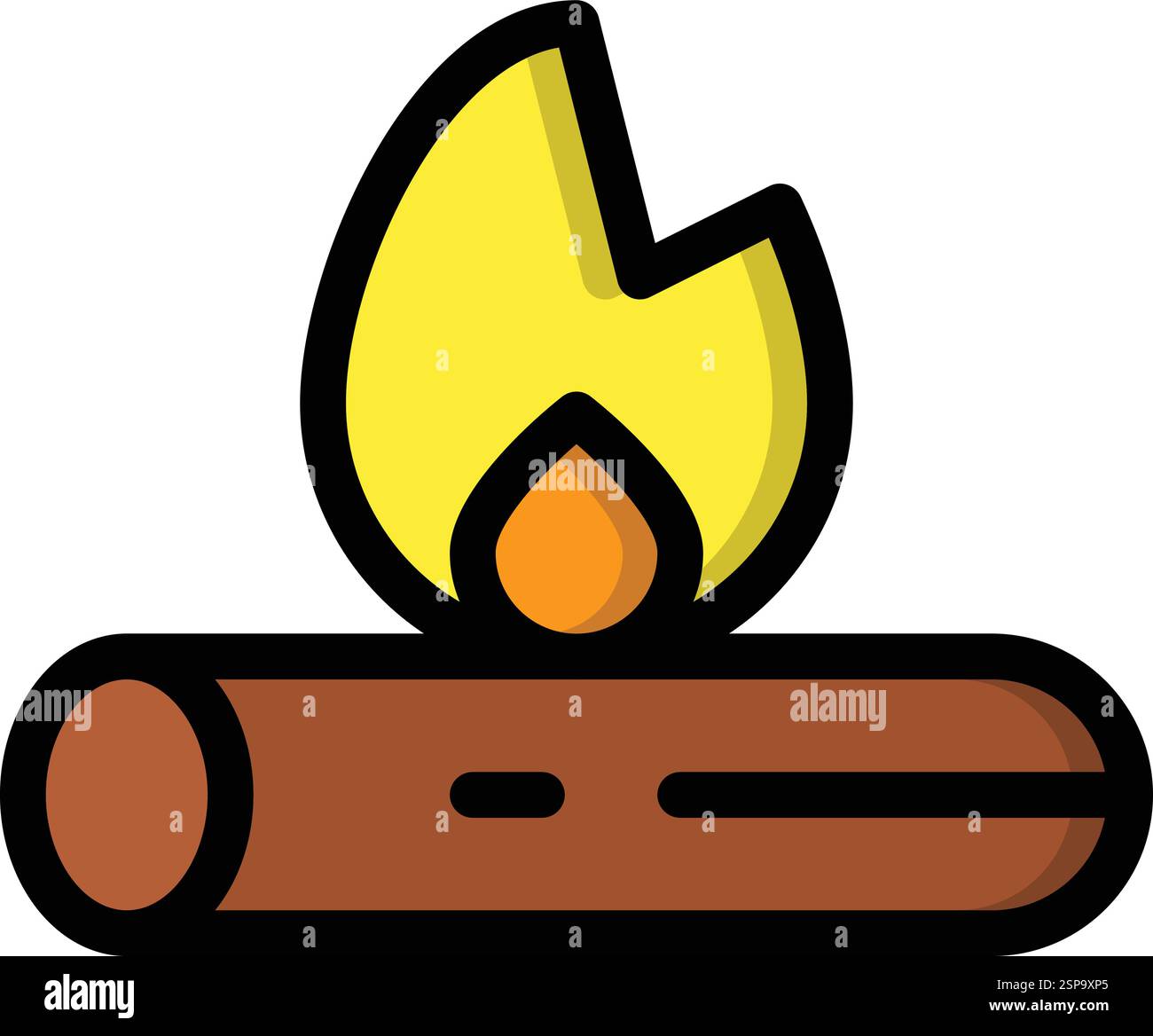 Bonfire vector vectors Cut Out Stock Images & Pictures - Alamy