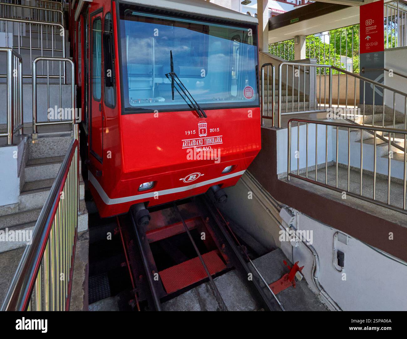 Artxanda funicular in Bilbao, Spain Stock Photo - Alamy