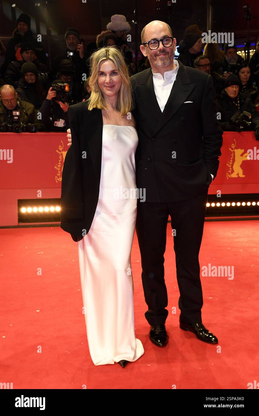 Nele Mueller-Stöfen und Edward Berger bei der Premiere Das Licht und ...