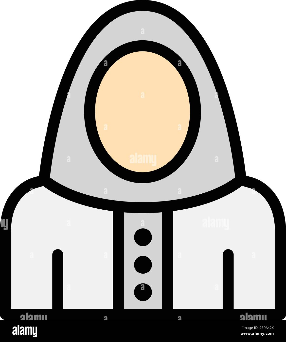 Hijab logo vector icon Stock Vector Images - Alamy