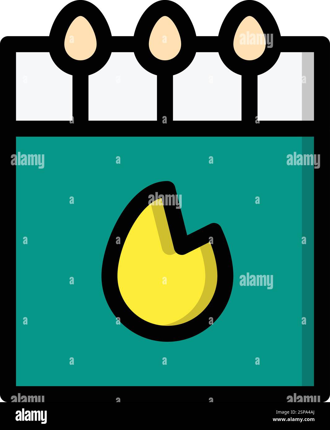 Matchbox Vector Icon Design Illustration Stock Vector Image & Art - Alamy